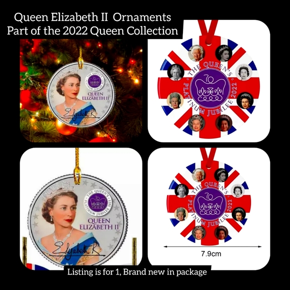 royal giftshop | Holiday | 525 Queen Elizabeth Ii Ornament New Part Of ...